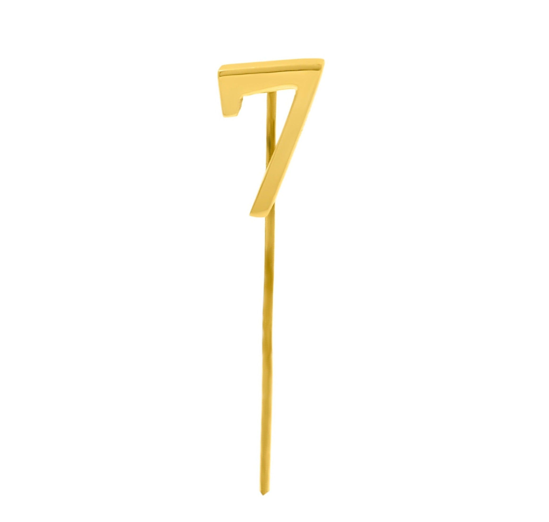 Number 7 Lapel Pin – OnetabyDSG
