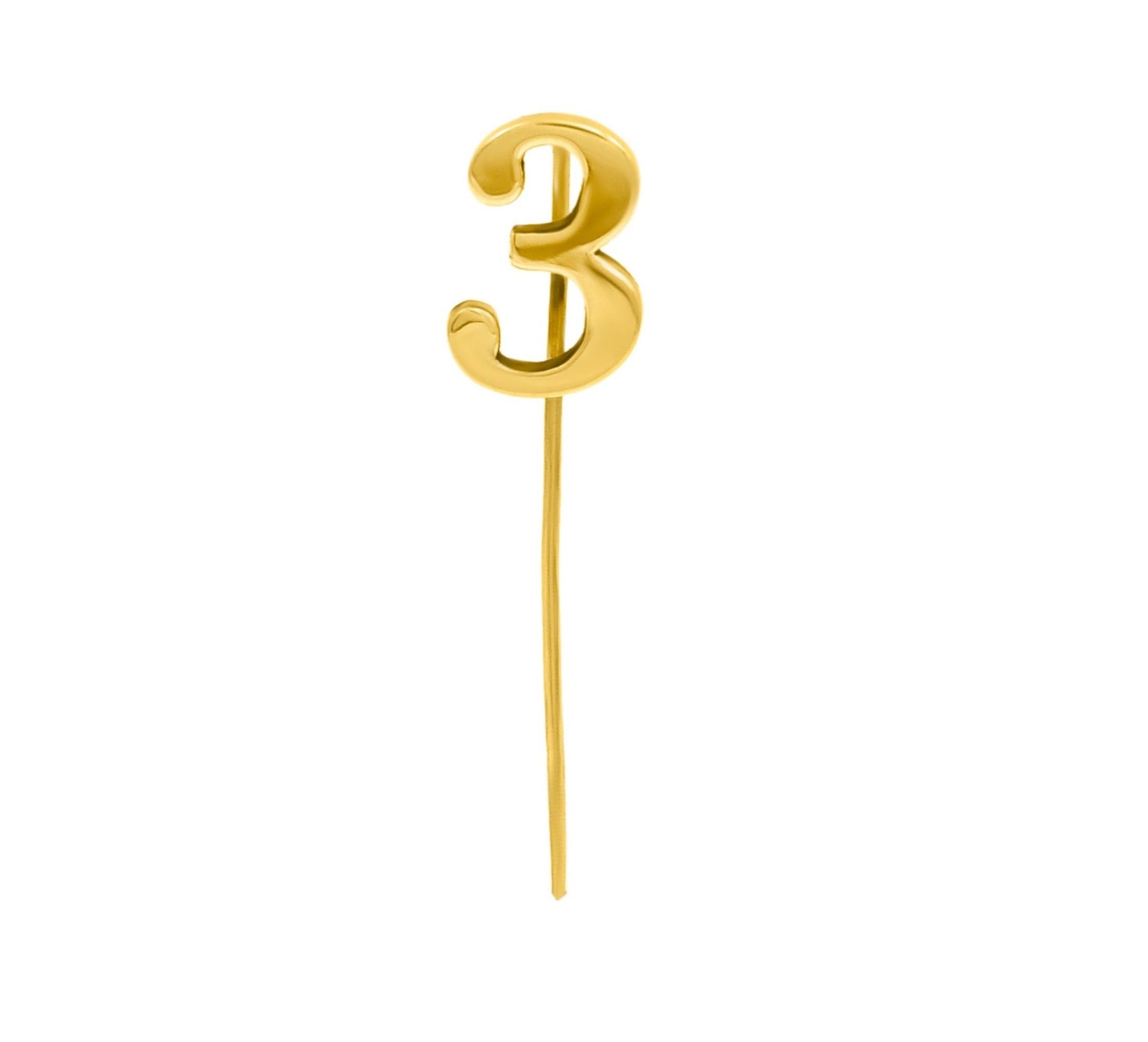 Number 3 Lapel Pin – OnetabyDSG