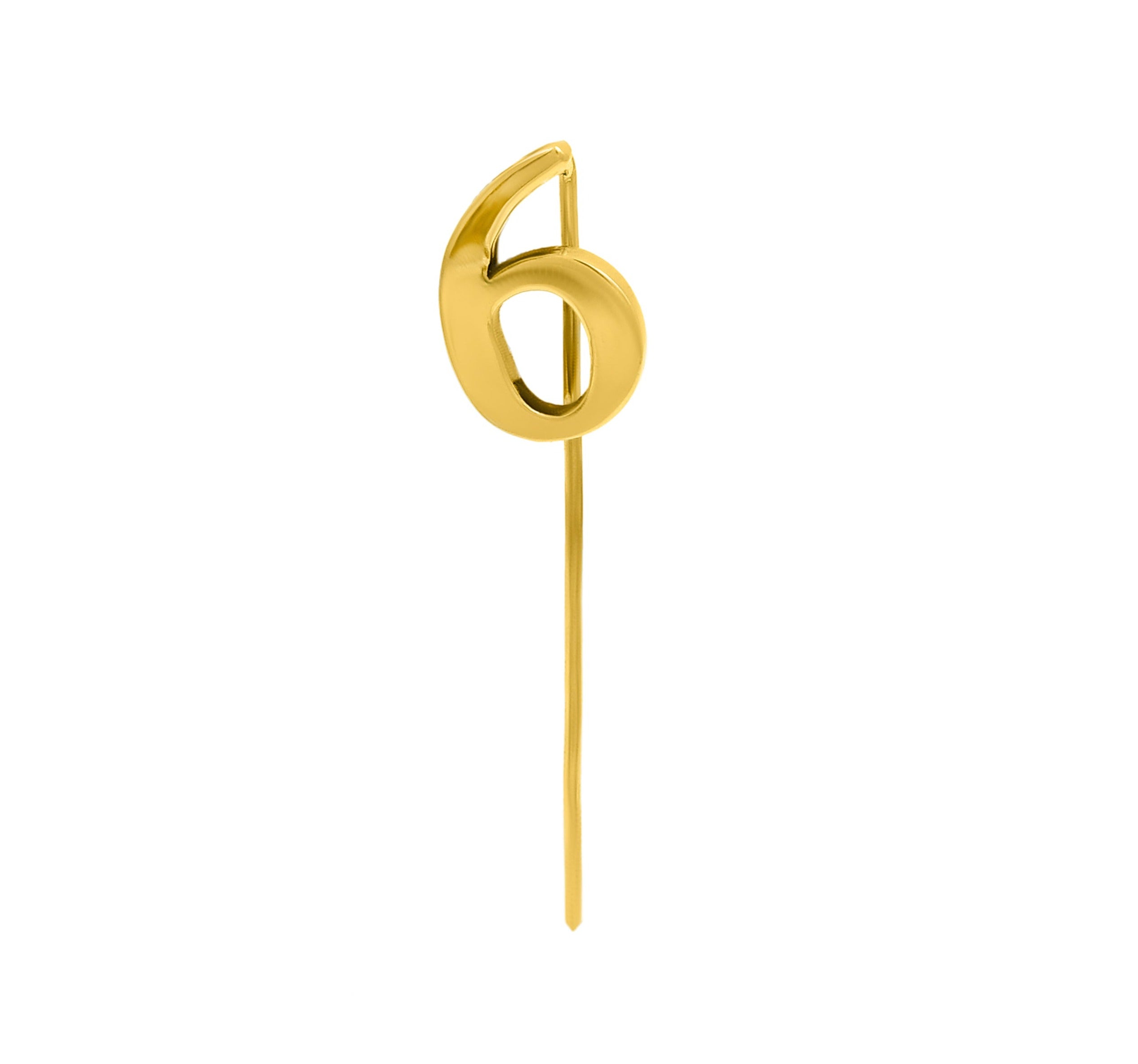 Number 6 Lapel Pin – OnetabyDSG