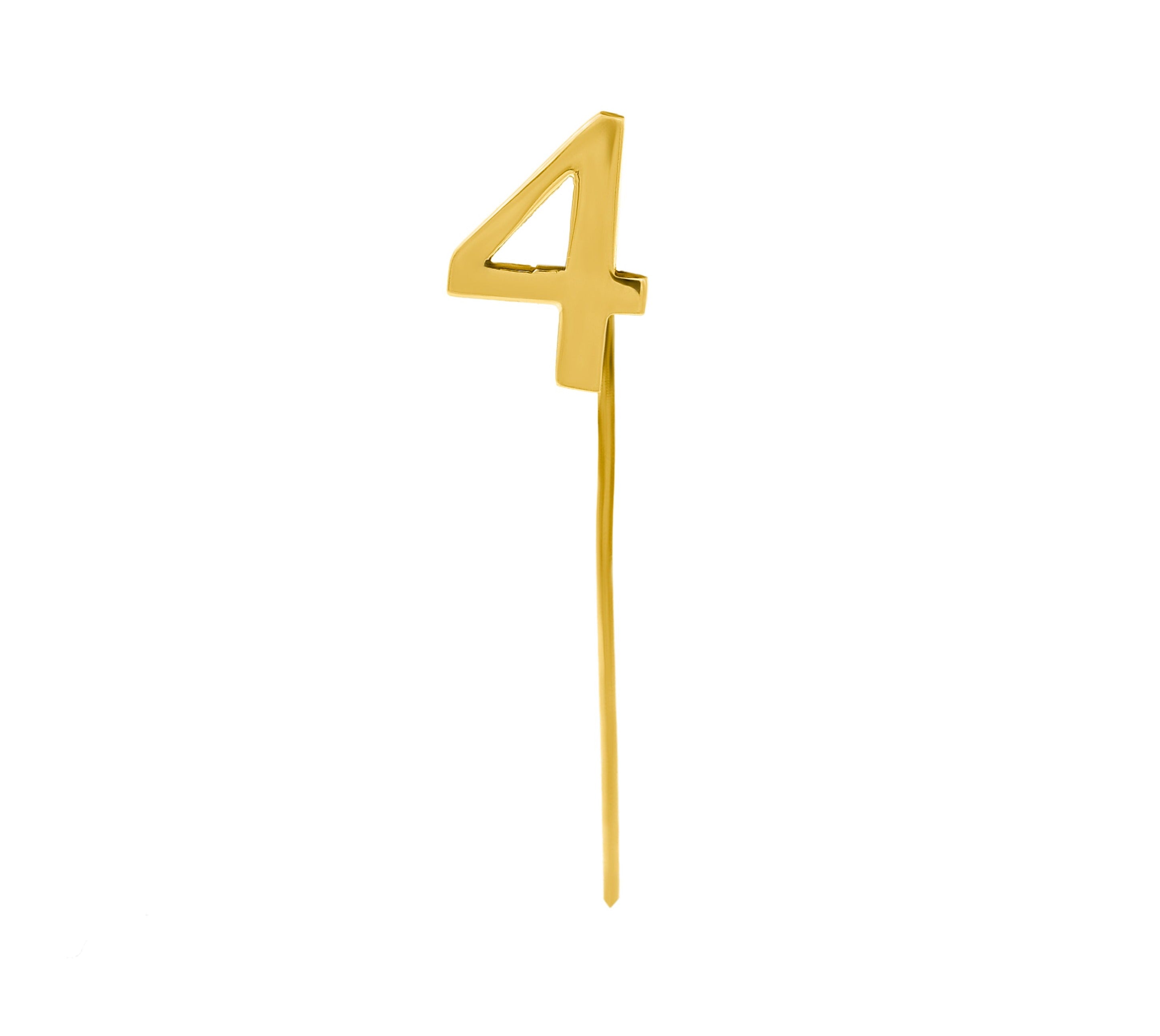Number 4 Lapel Pin – OnetabyDSG